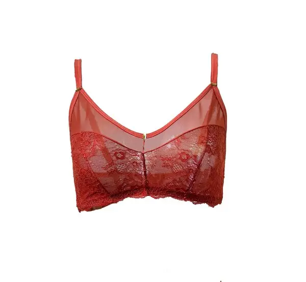 CAROL COELHO Origins Magmatica Lava Stretch Bralette - Orange