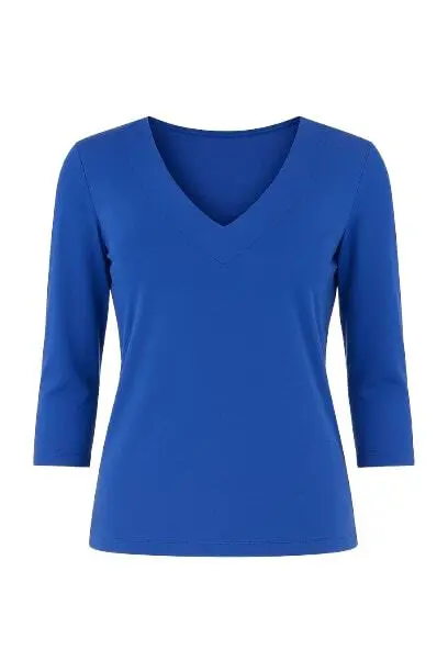 CONQUISTA V-neck Long-sleeve Top