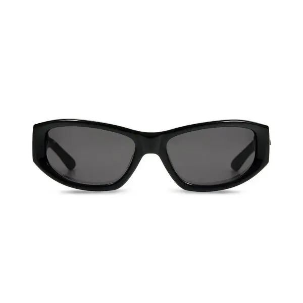 THE AVANTGUARD Cosmos Oval Sunglasses - Black
