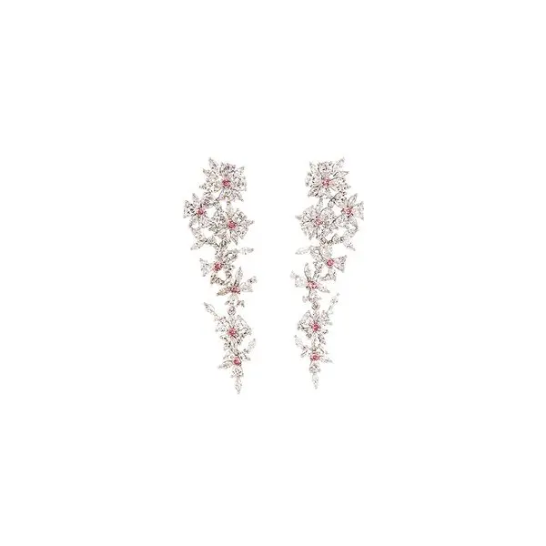 STEPHANIE BROWNE AUSTRALIA Sakura Cascade Earrings - Silver