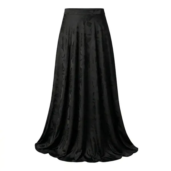 JANARA JONES Jacquard Sakura Maxi Skirt