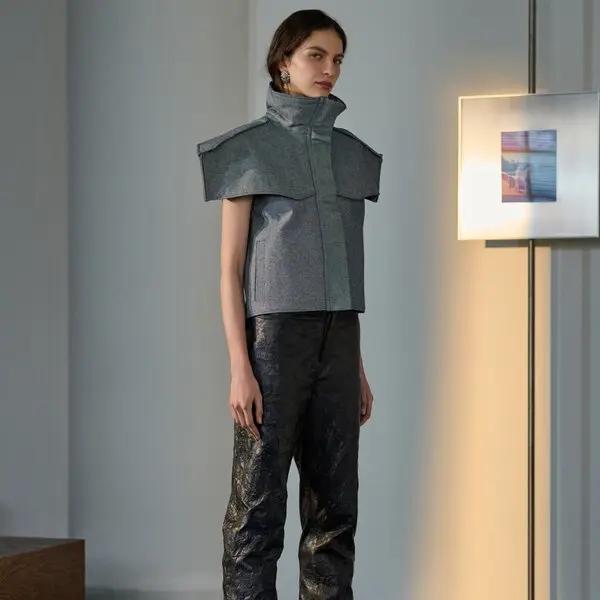 LORENA SARAVIA Ophelia Leather Flared Trousers