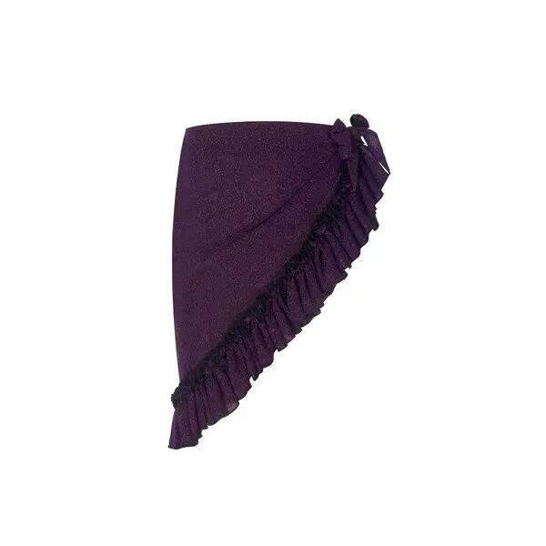 NUR KARAATA Lily Sparkle Cover Up - Purple