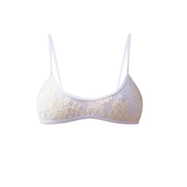 L’animal Sirène Lace Top - White