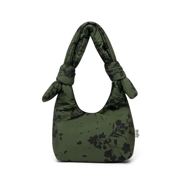 LEFRIK Biwa Puffy Mini Shoulder Bag - Green