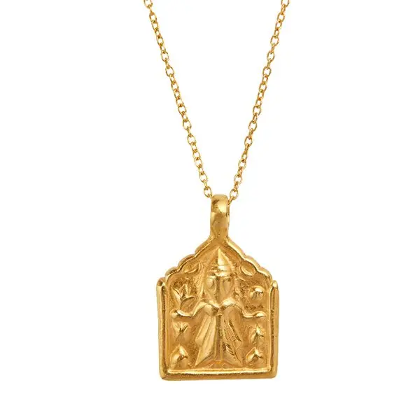 GODDESS CHARMS Plated Necklace - Gold