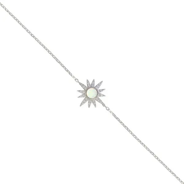 SPERO LONDON Sun Sterling Bracelet - Silver