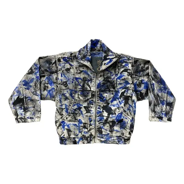ZASTASTUDIO Oversized Denim Jacket - Black/white