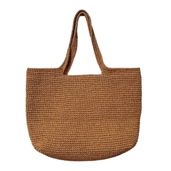 SPRINGMOONATELIER Handmade Raffia Shoulder Bag
