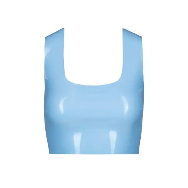 Commando Faux Patent Leather Crop Top