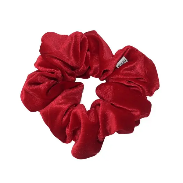 SYLKI Maxi Velvet Scrunchie - Red