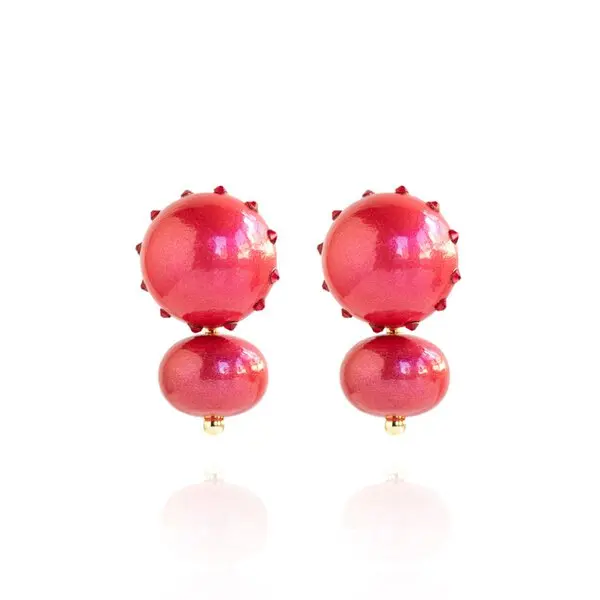 SAULE LABEL Livia Dangle Earrings - Yellow