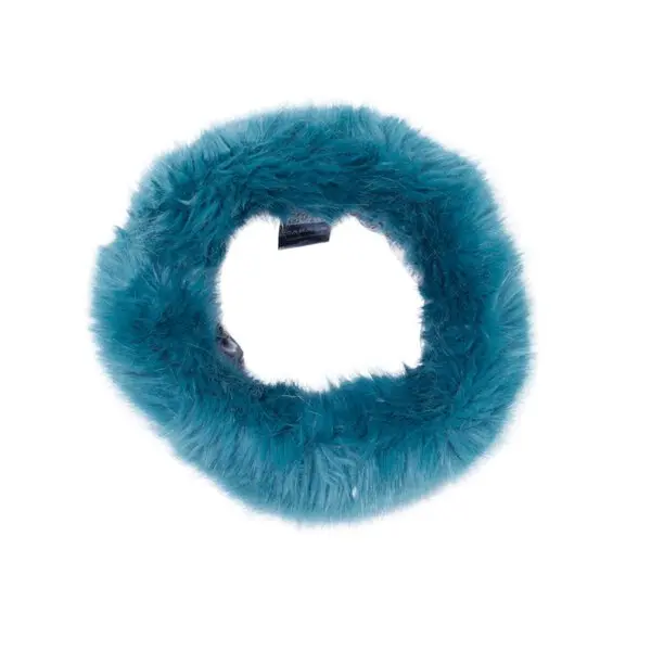 VASEGHIA Celeste Vegan Faux Fur Headband - Blue