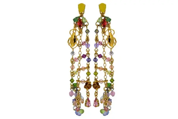 VICKISARGE Memories Dangle Earrings - Gold