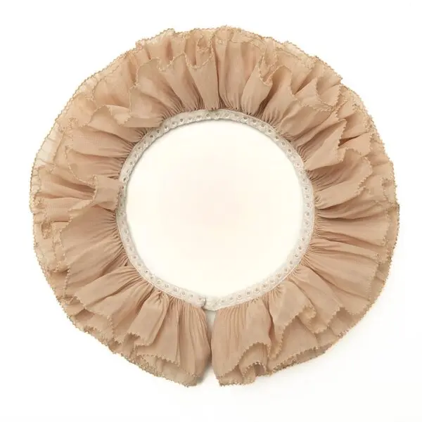 AZIMA MUSAYEVA Lace Ruffle Collar - Beige