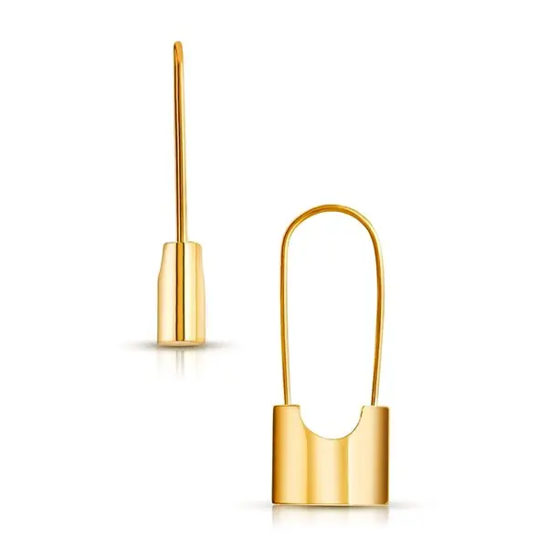 ELLIE VAIL JEWELRY Londyn Lock Earring - Gold