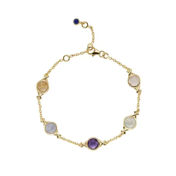AUREE JEWELLERY Palma Gemstone Bracelet - Gold