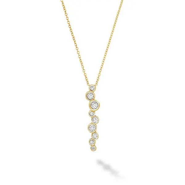 DOWER & HALL Diamond Cascade Pendant - Gold