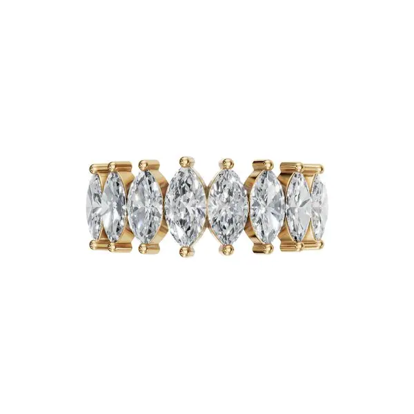 AYA FINE JEWELRY 1.55 Ct Marquise Diamond 14k Gold Ring - Yellow