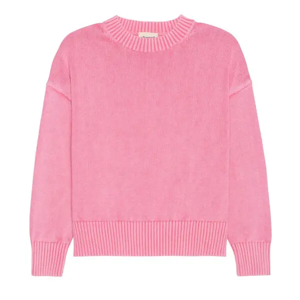 ELLSWORTH + IVEY Emery Crewneck Sweater - Pink