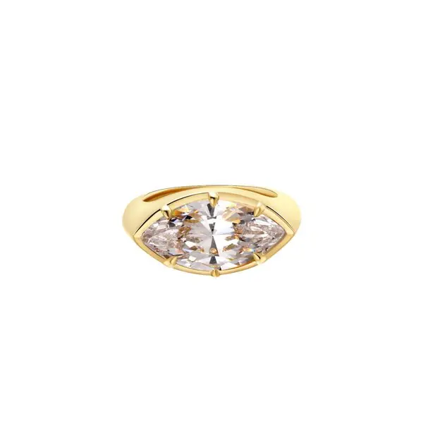 ONEWILDONE Cherry On Top Marquise Ring - Gold