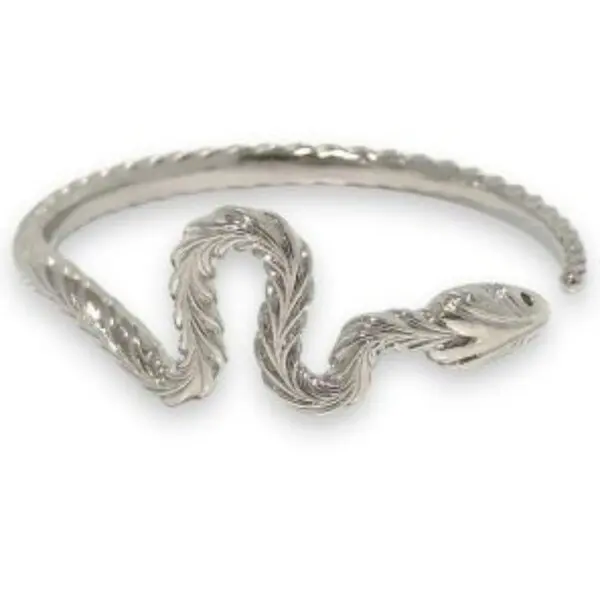 JAGGED HALO JEWELRY Serpent Cuff Bracelet - Silver