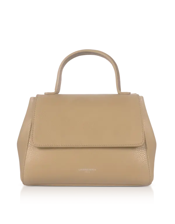 LE PARMENTIER Top Handle Lady Bag With Strap - Black