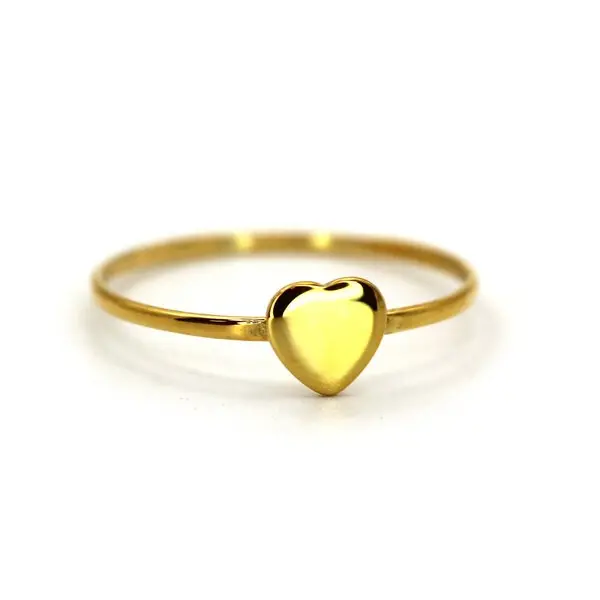 VICSTONENYC FINE JEWELRY Fine Jewelry Yellow Heart Ring - Gold