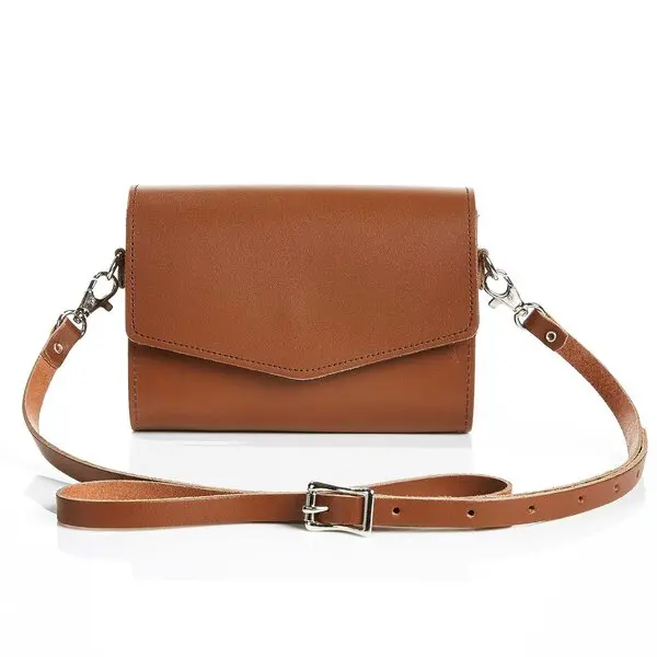 ZATCHELS Handmade Leather Micro Clutch Bag - Brown