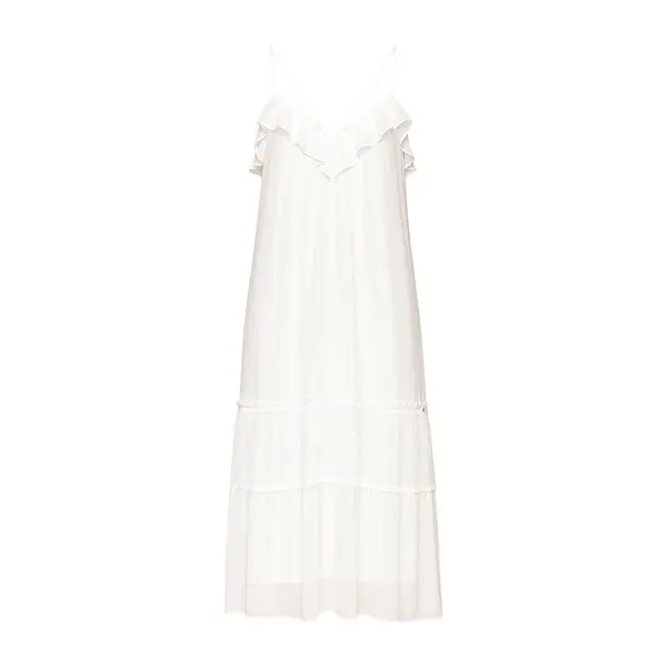 NISSA Open-back Silk Dress