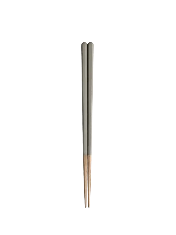 Twig New York Neutrals Mono Chopsticks Set Of Four Cool - Beige