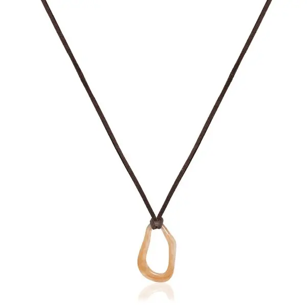 A WEATHERED PENNY Nyx Pendant Necklace - Brown/pink