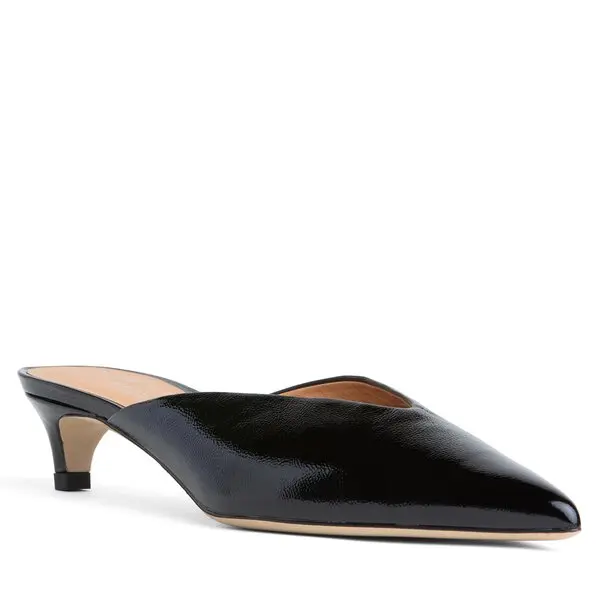 BEAUTIISOLES BY ROBYN SHREIBER Gal Leather Mule - Black