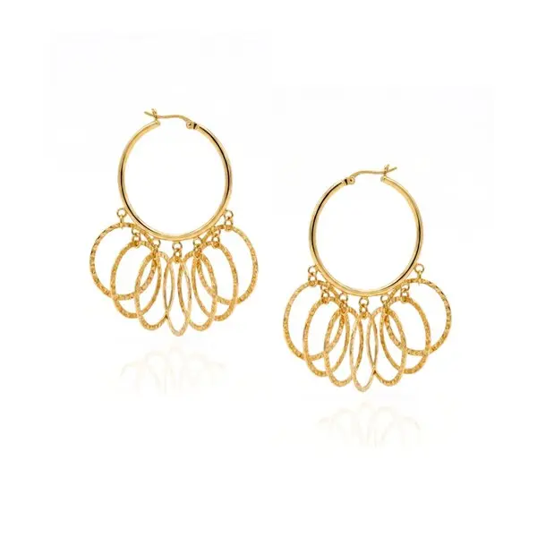 JAREDJAMIN Zephyr Hoop Earrings - Gold