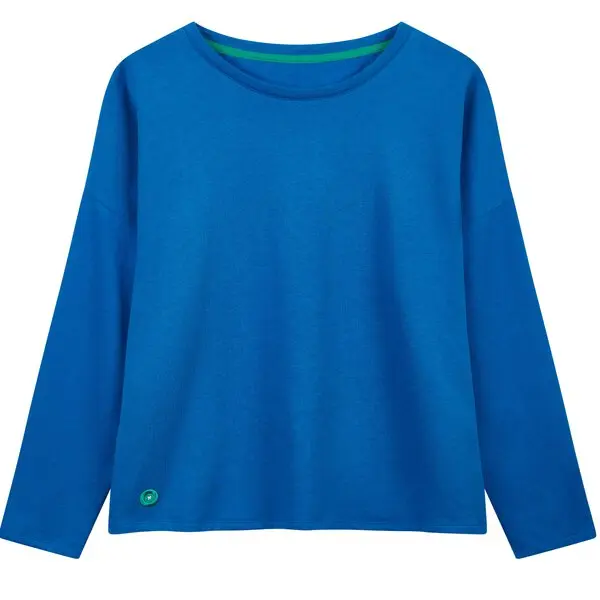 LOUNGERS Boxy Sweatshirt - Blue