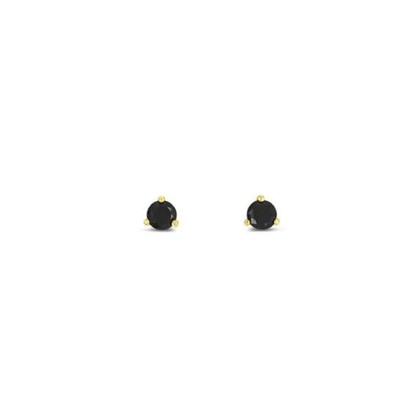 LUTIRO Three Prong Martini Stud Earrings