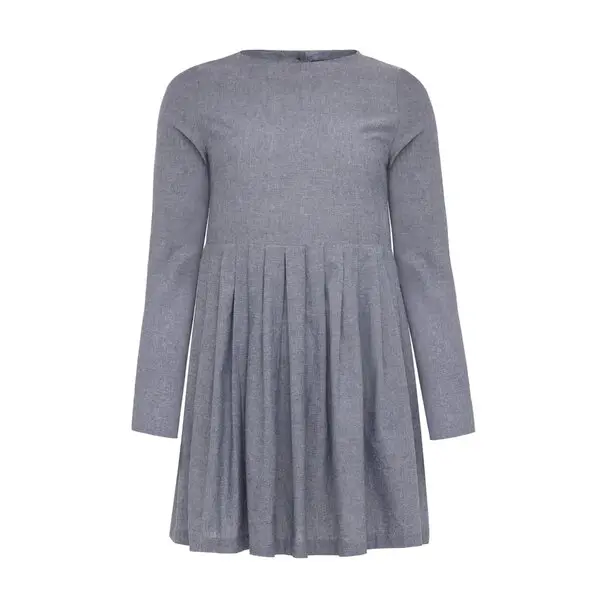 MISHA VAIDYA Flora Chambray Mini Dress