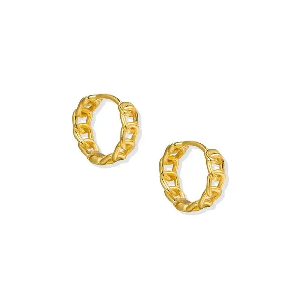 LAIT & LUNE Cerro Hoop Earrings - Gold