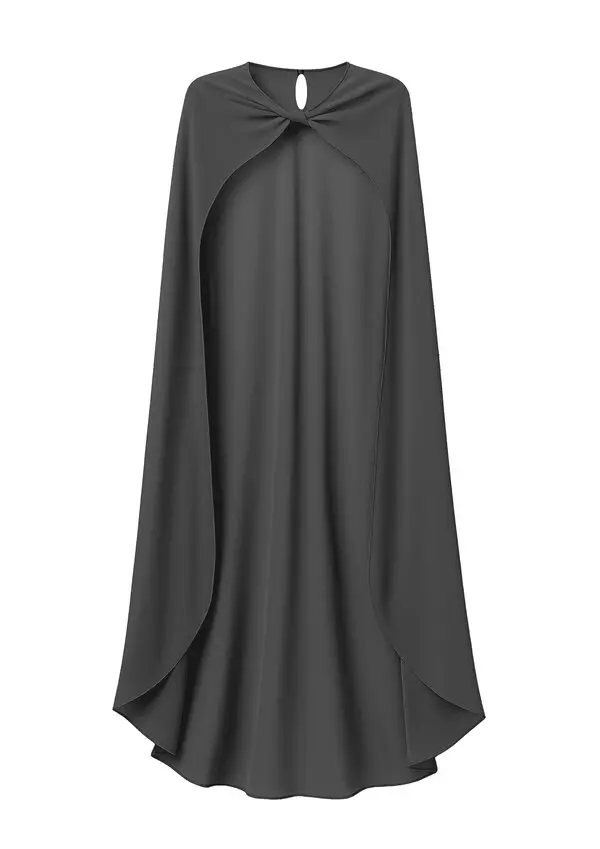 NAZLI CEREN Reya Chiffon Cape