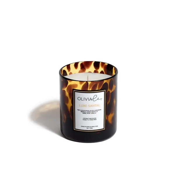OLIVIA LE Luxe Santal Tortoise Candle Small - Brown