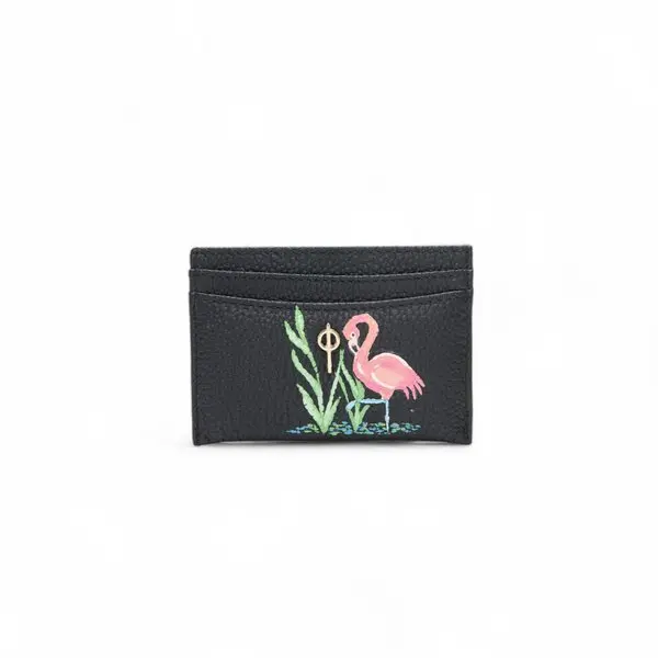 OTRERA Lydia Hand Painted Fenicottero - Black