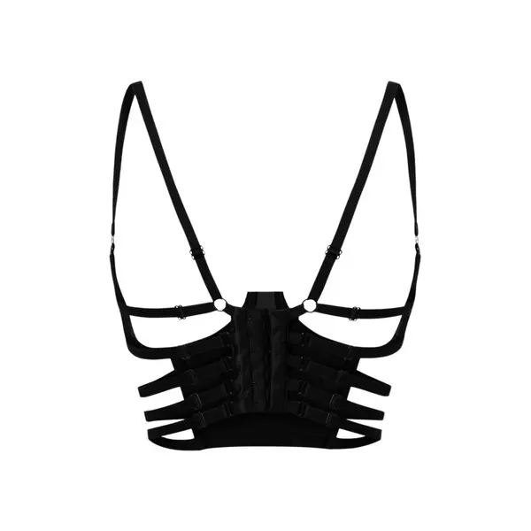 PROMEES Liana Open Bra - Black