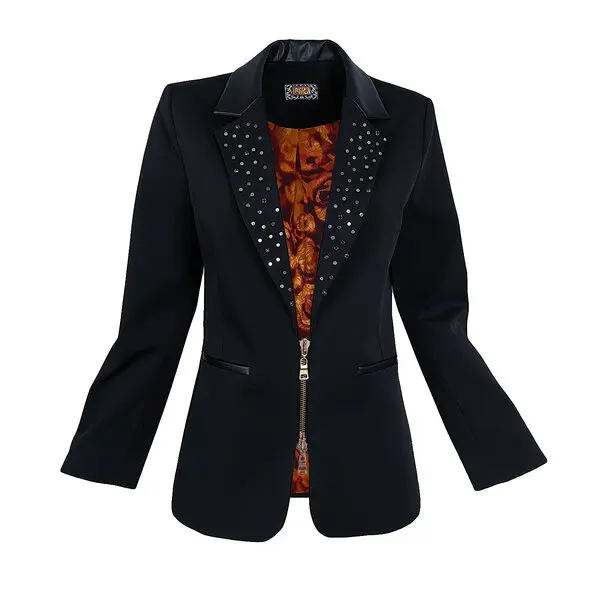 LALIPOP DESIGN Stud Embellished Tailored Jacket