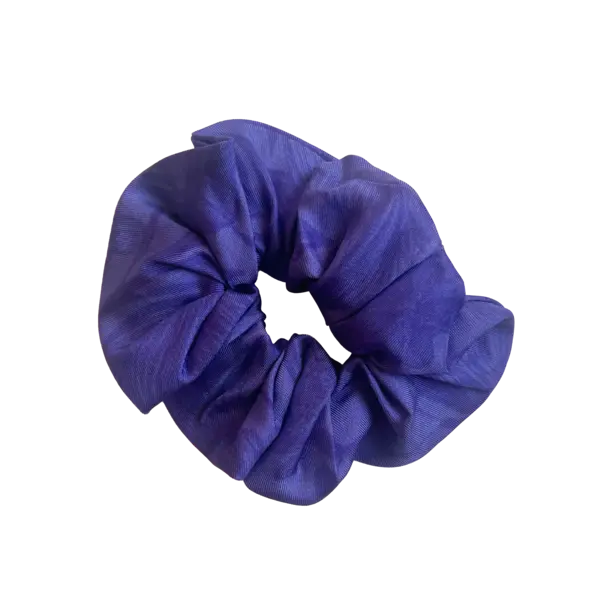 TASH AND LEY Silk Scrunchie - Blue