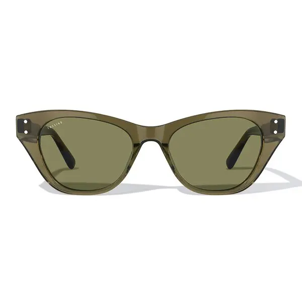 COSSINO Belize Cat Eye Acetate Sunglasses - Green