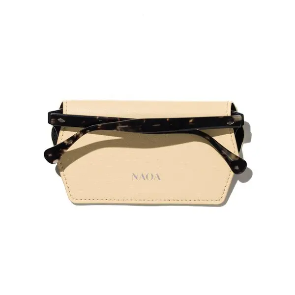 NAOA Slim Glasses Case - White