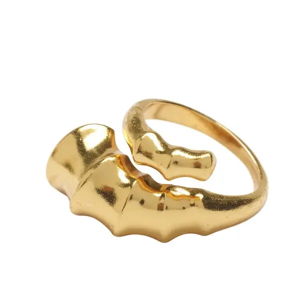 YAA YAA LONDON Strength Vermeil Adjustable Ring - Gold