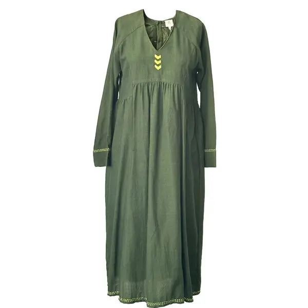 SR BY SONALI RAMAN Handwoven Merino Wool Midi Dress