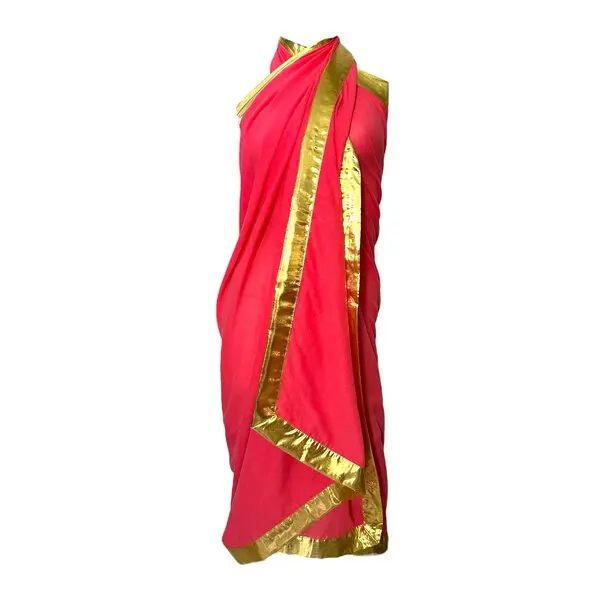 JULIA CLANCEY Cotton Voile Sarong - Pink