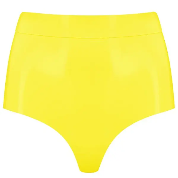 ELISSA POPPY Latex Dsico Pant - Yellow